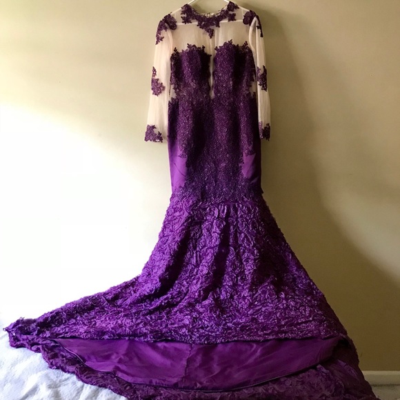Hebeos | Dresses | Mermaid Style Court Train Prom Dress | Poshmark